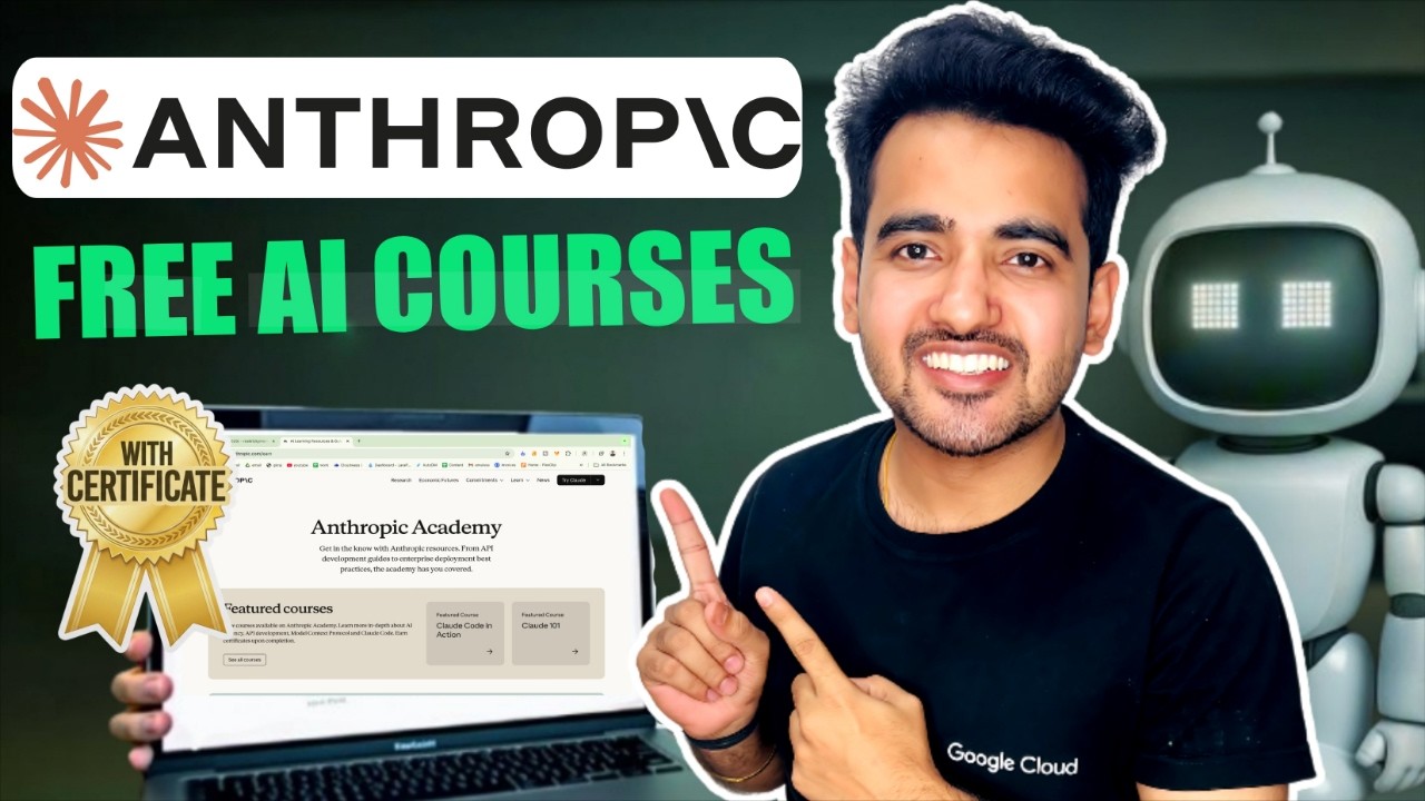 Anthropic Claude FREE AI Courses 2026! 🚀 | Free Certificate & Step-by ...
